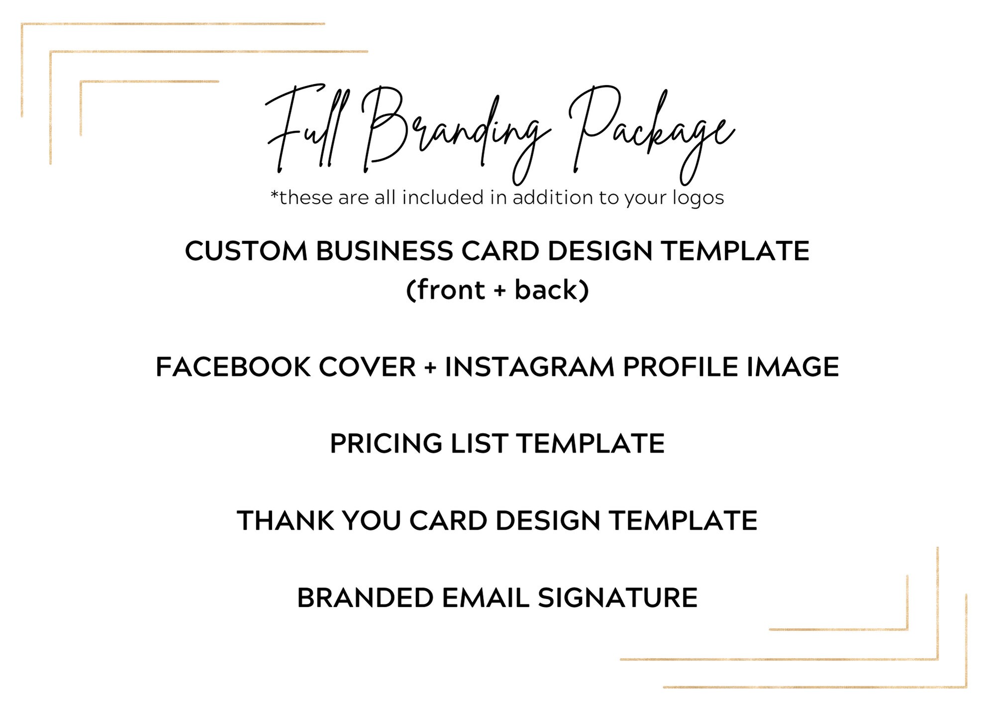 CUSTOM LOGO Plus BRANDING Package Business Branding Kit - Etsy