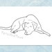 Lab, Dog Line Art, Dog Print, Pet Wall Art, Room Decor, Printable Wall ...