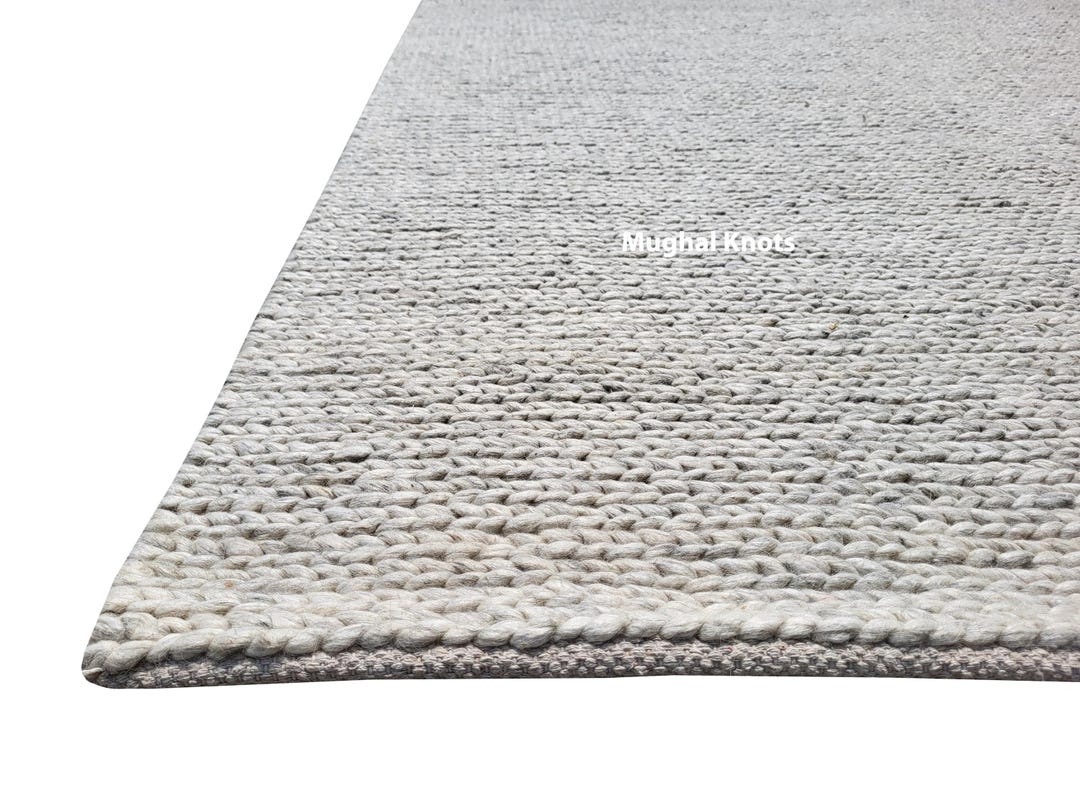 Handmade Gray Braided Rug, Soft Durable Area Rug, Boho Chic (8x10) - Etsy