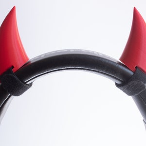 Devil Horns Accessory for Headset Headphones , Demon Gaming Attachment ...