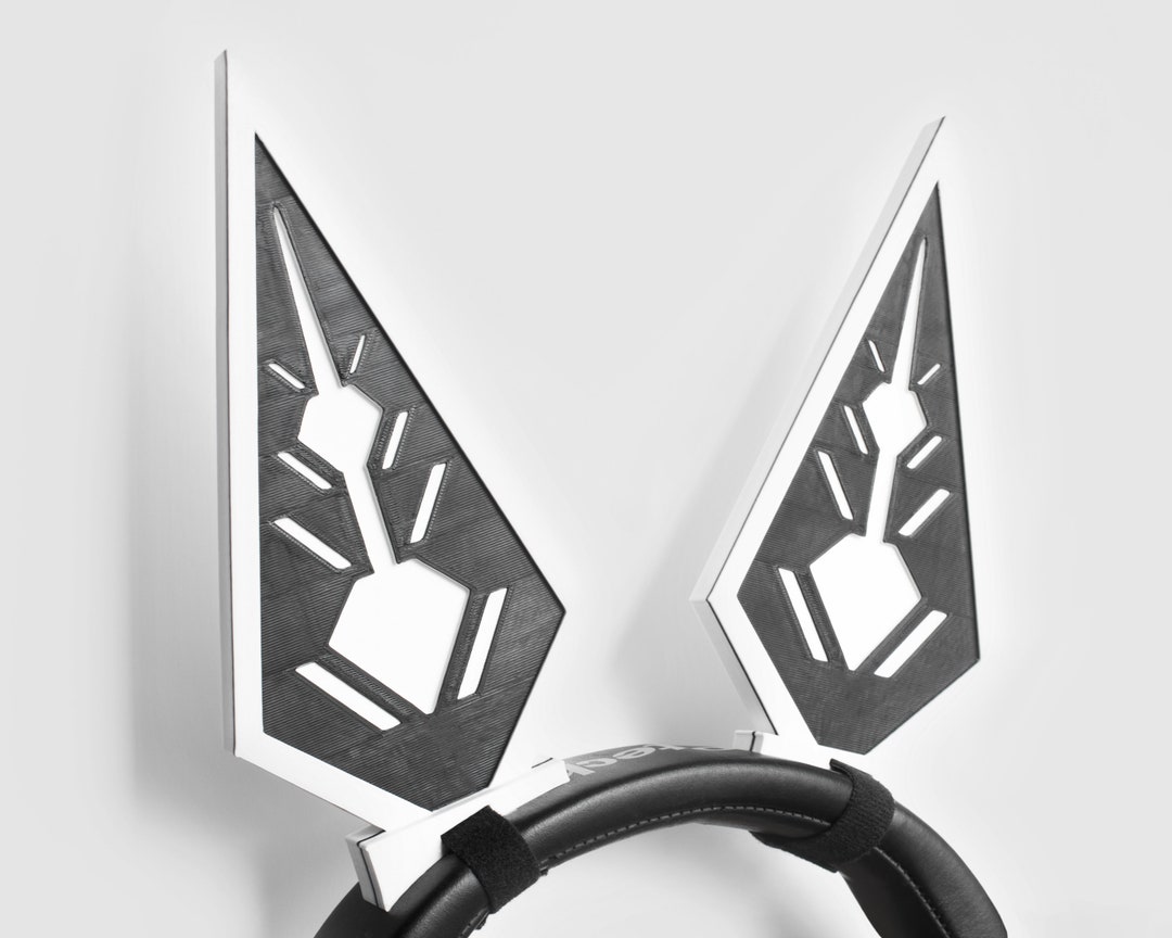 Mecha Cat Ears Accessory for Headset Headphones Cyber Robot Bunny ...