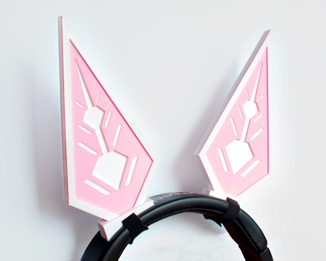 Mecha Cat Ears Accessory for Headset Headphones Cyber Robot Bunny ...