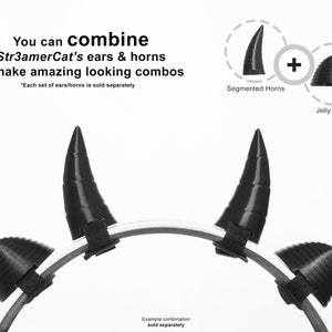 Cat Heart Ears for Headset Headphones white and Blue - Etsy