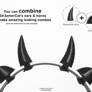 Mecha Cat Ears Accessory for Headset Headphones Cyber Robot Bunny ...