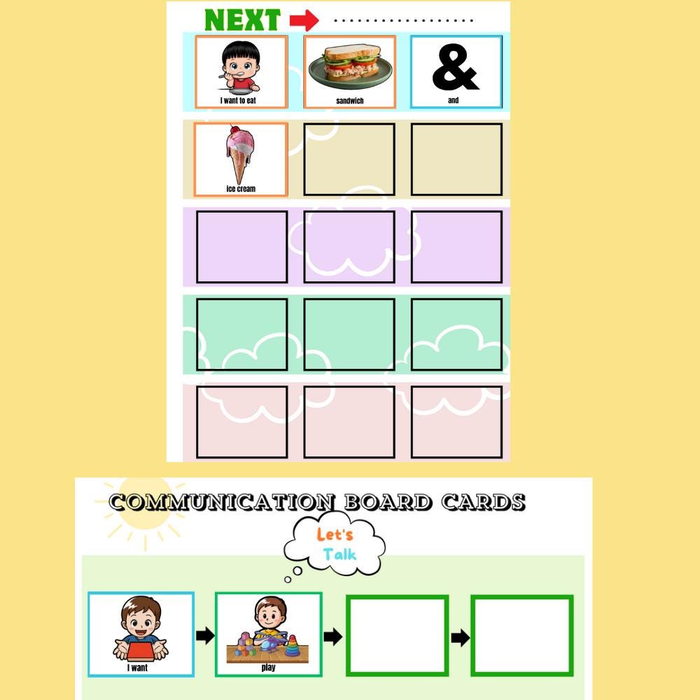 Communication Cards, Pecs Cards, Autism Card, Flash Cards, Non Verbal ...