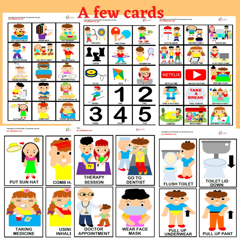 255 Daily Routine Cards Pdf Printable Daily Routine Card Daily