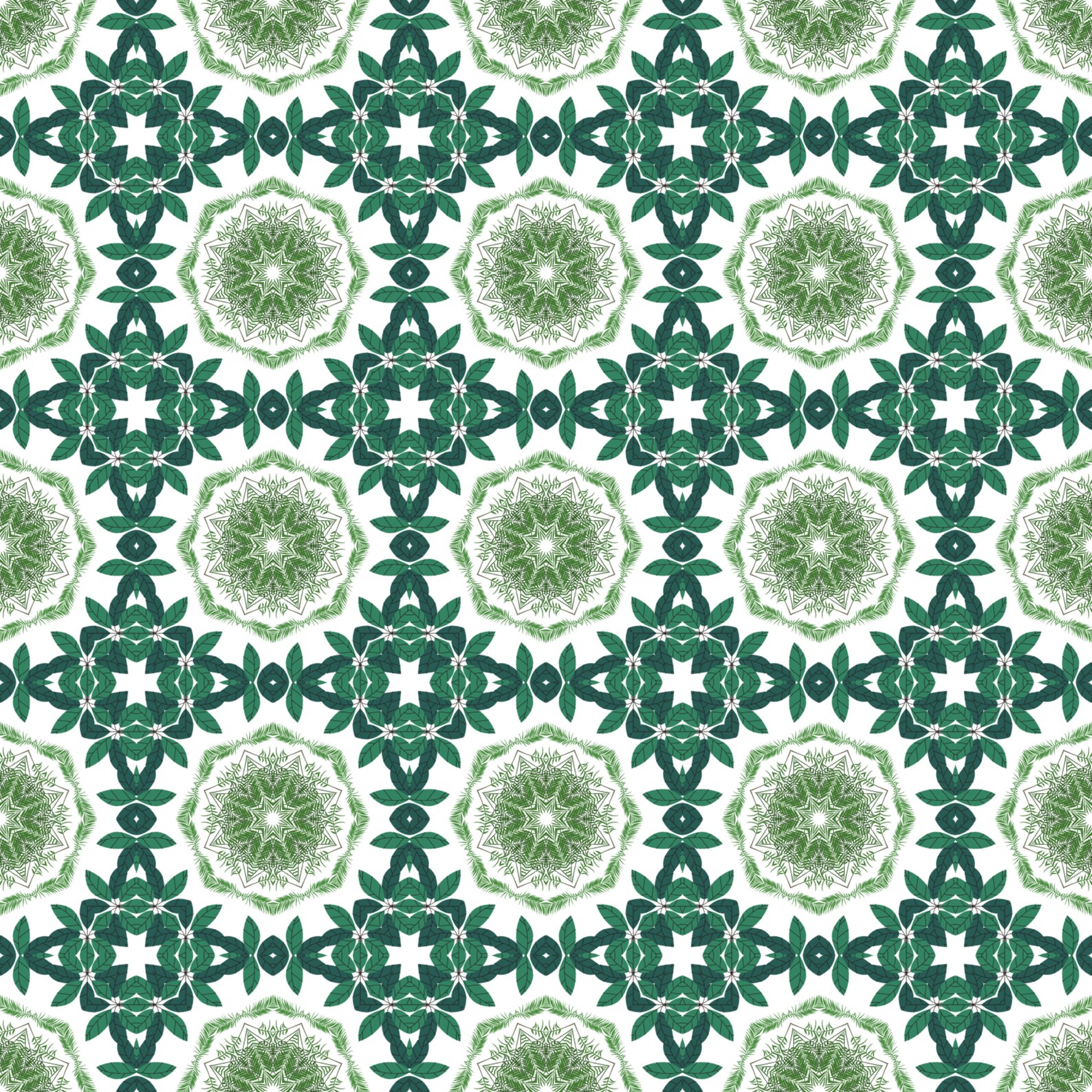 Plant Themed Seamless Digital Paper; JPEG File for Personal or ...