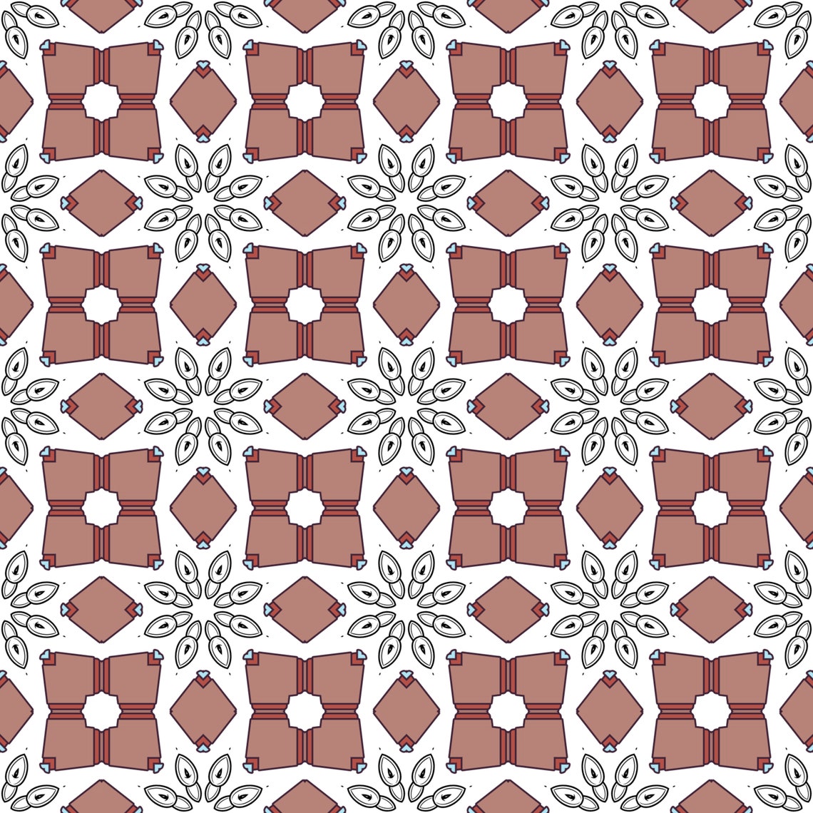 Coffee Themed Seamless Digital Paper; JPEG File for Personal or ...