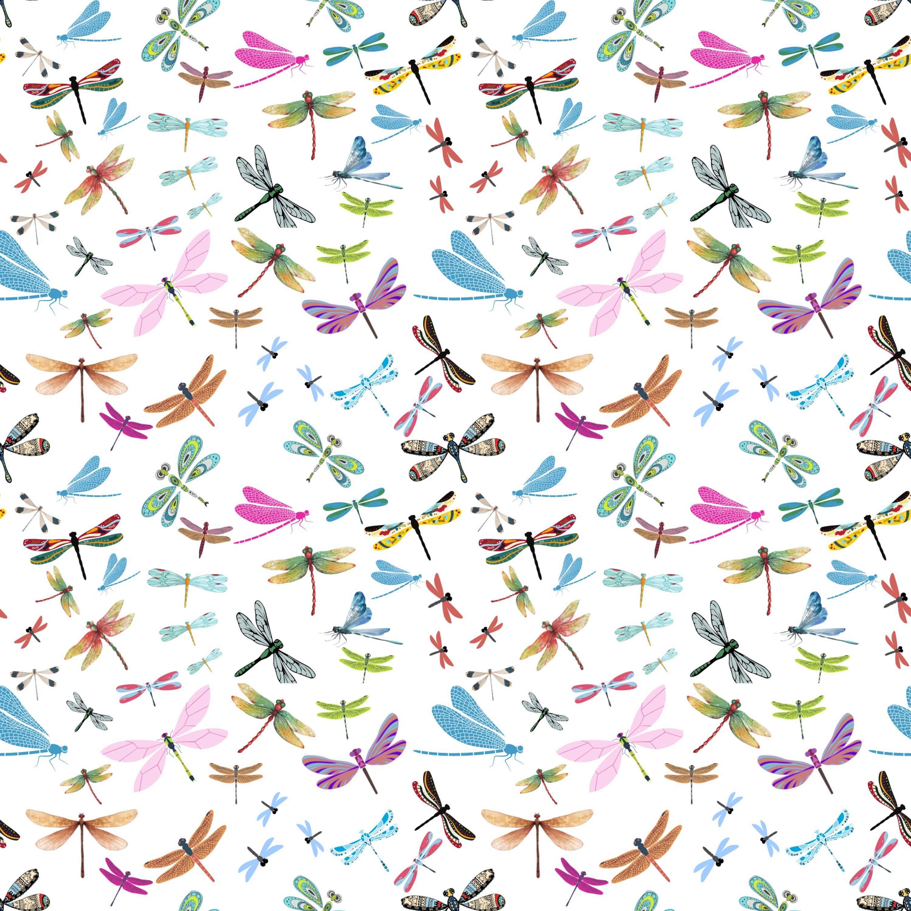 Dragonfly Themed Seamless Digital Paper; Symbol of Grief; JPEG File for ...