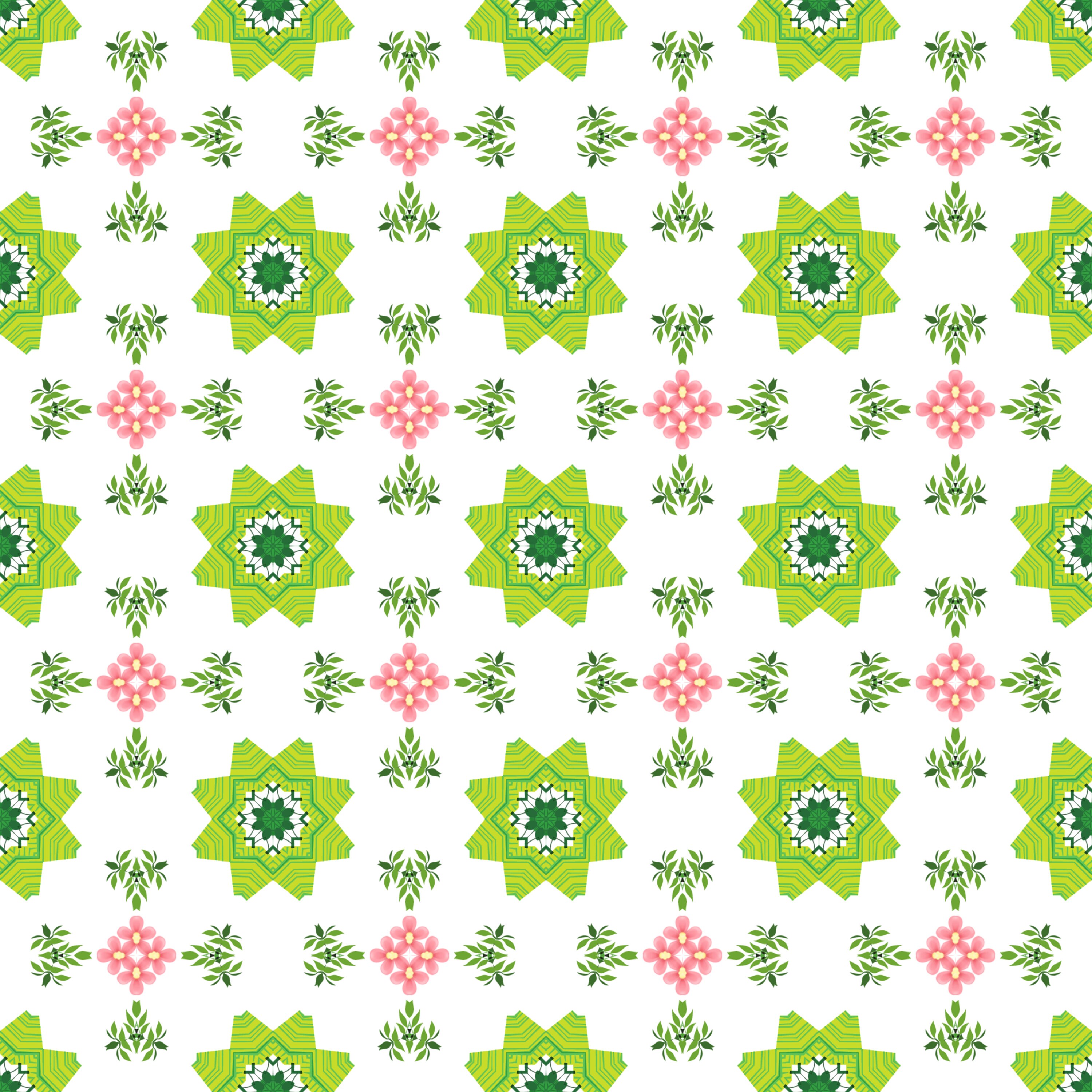 Plant Themed Seamless Digital Paper; JPEG File for Personal or ...