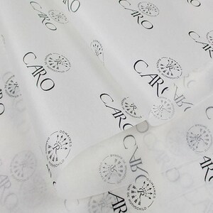 Custom Tissue Paper - One Color Customizable Logo Wrapping Paper Paper ...