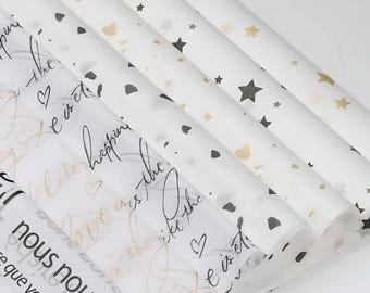 Custom Tissue Paper - One Color Customizable Logo Wrapping Paper Paper ...