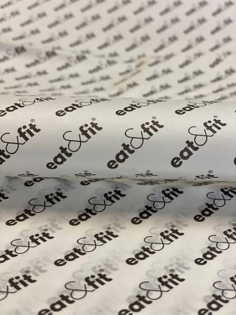 Custom Tissue Paper - One Color Customizable Logo Wrapping Paper Paper ...