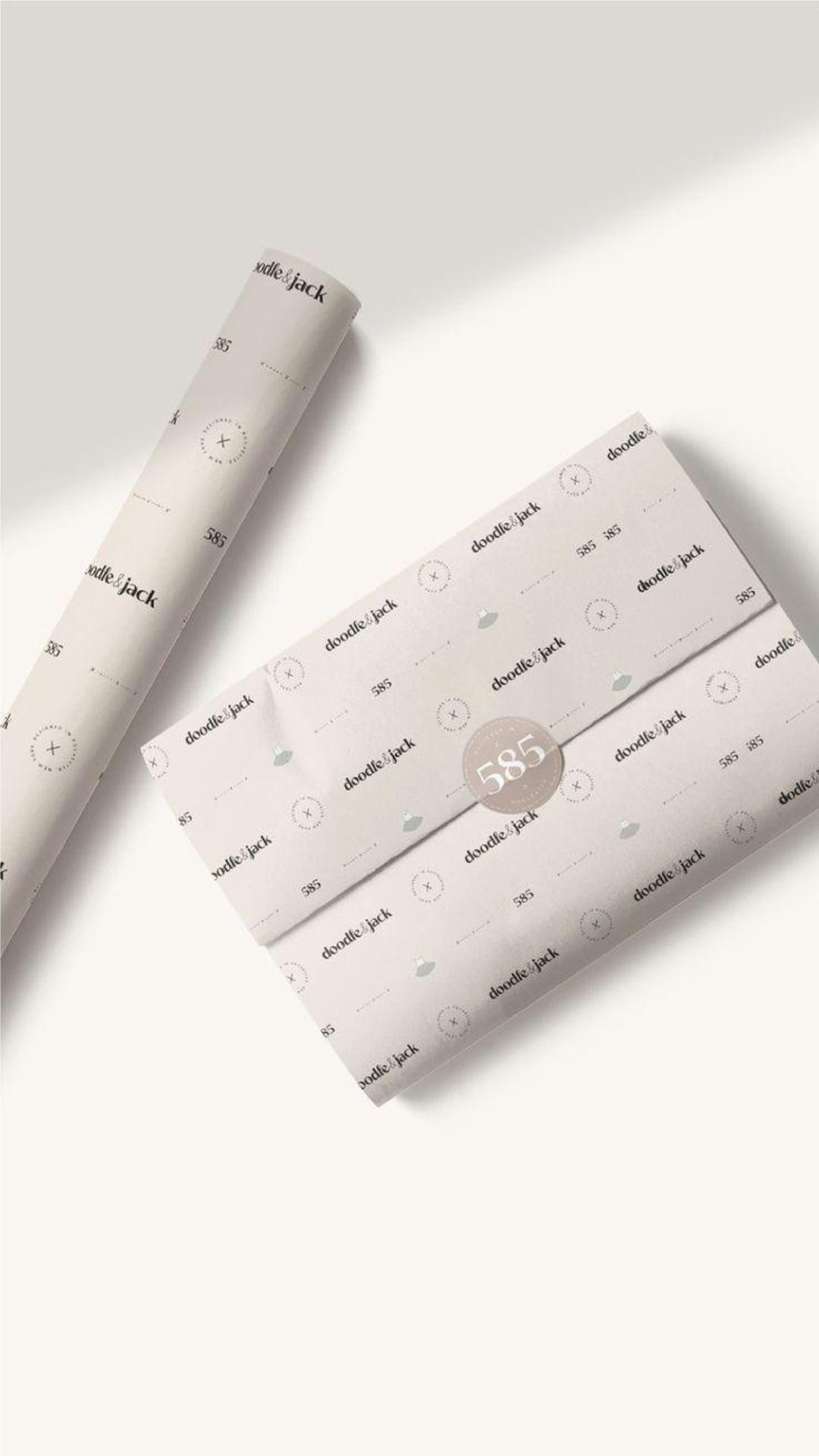 Custom Logo Tissue Paper – Personalized Wrapping Paper for Packaging ...