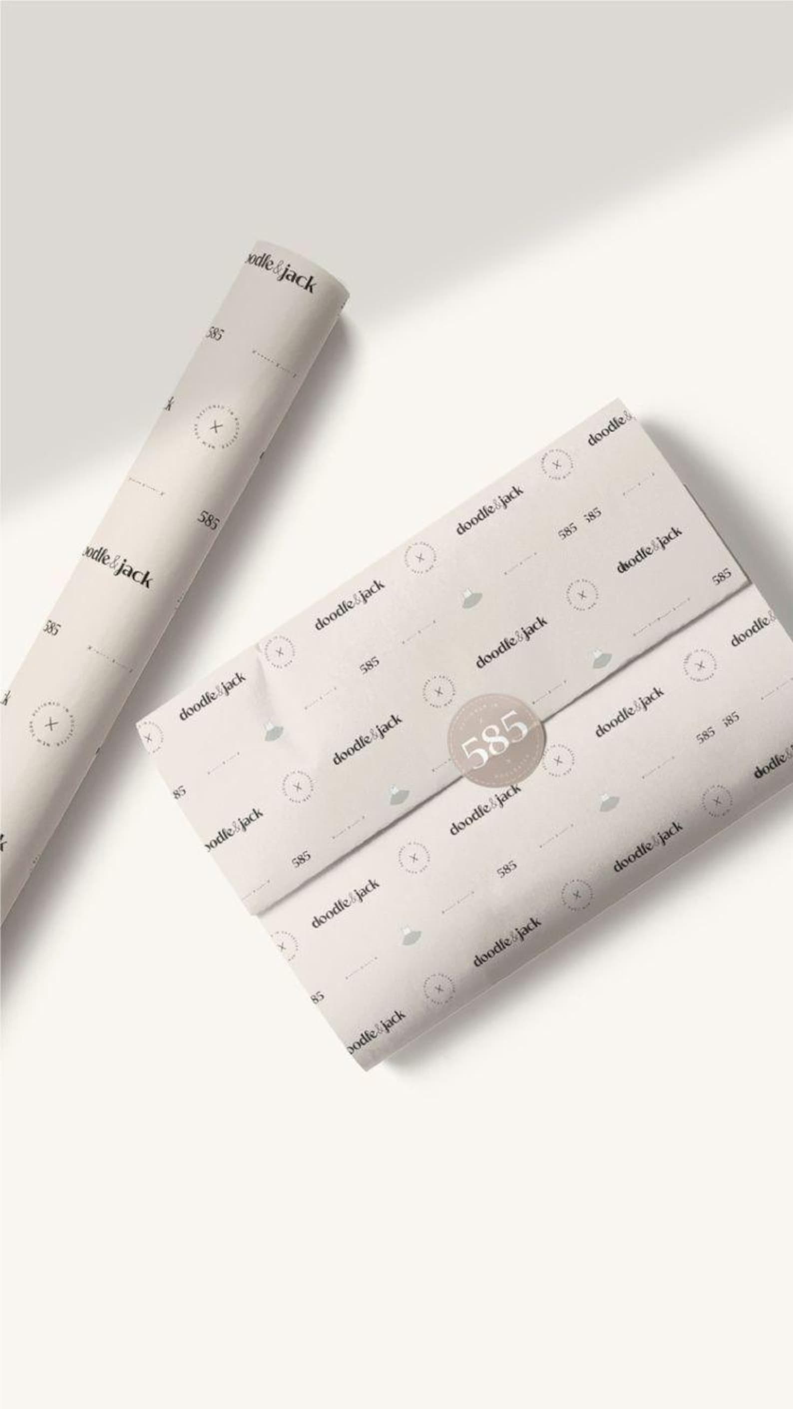 Custom Tissue Paper - One Color Customizable Logo Wrapping Paper Paper ...