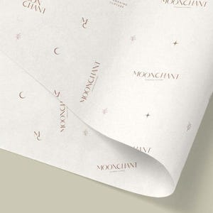 Custom Tissue Paper - One Color Customizable Logo Wrapping Paper Paper ...