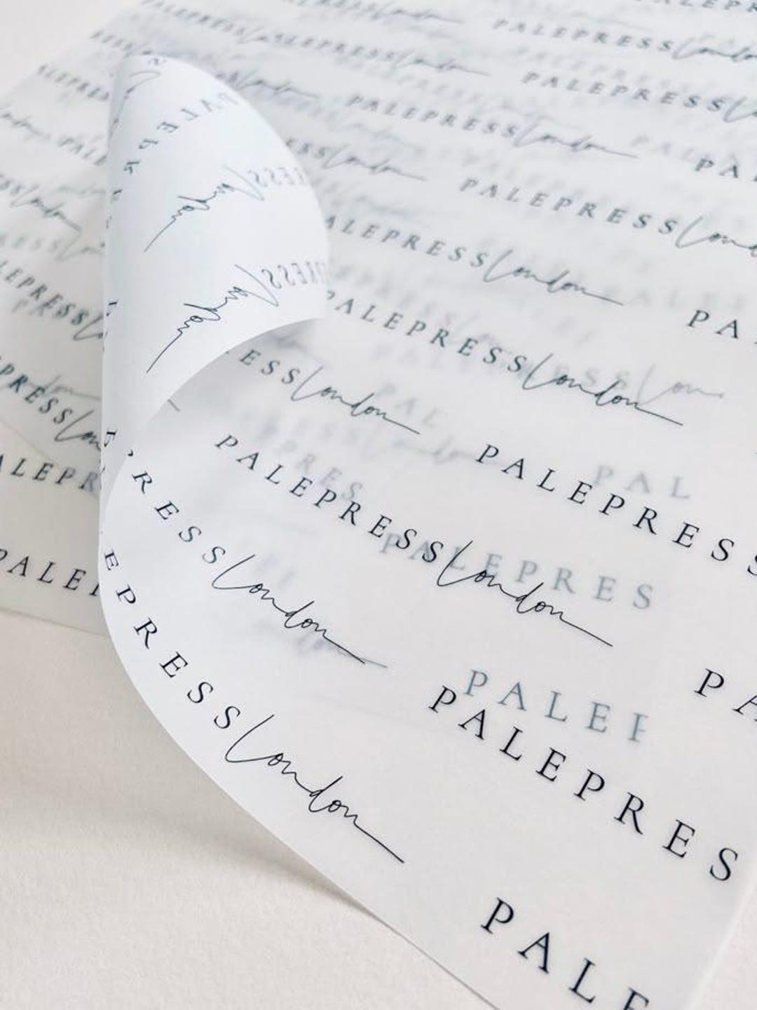 Custom Tissue Paper - One Color Customizable Logo Wrapping Paper Paper ...