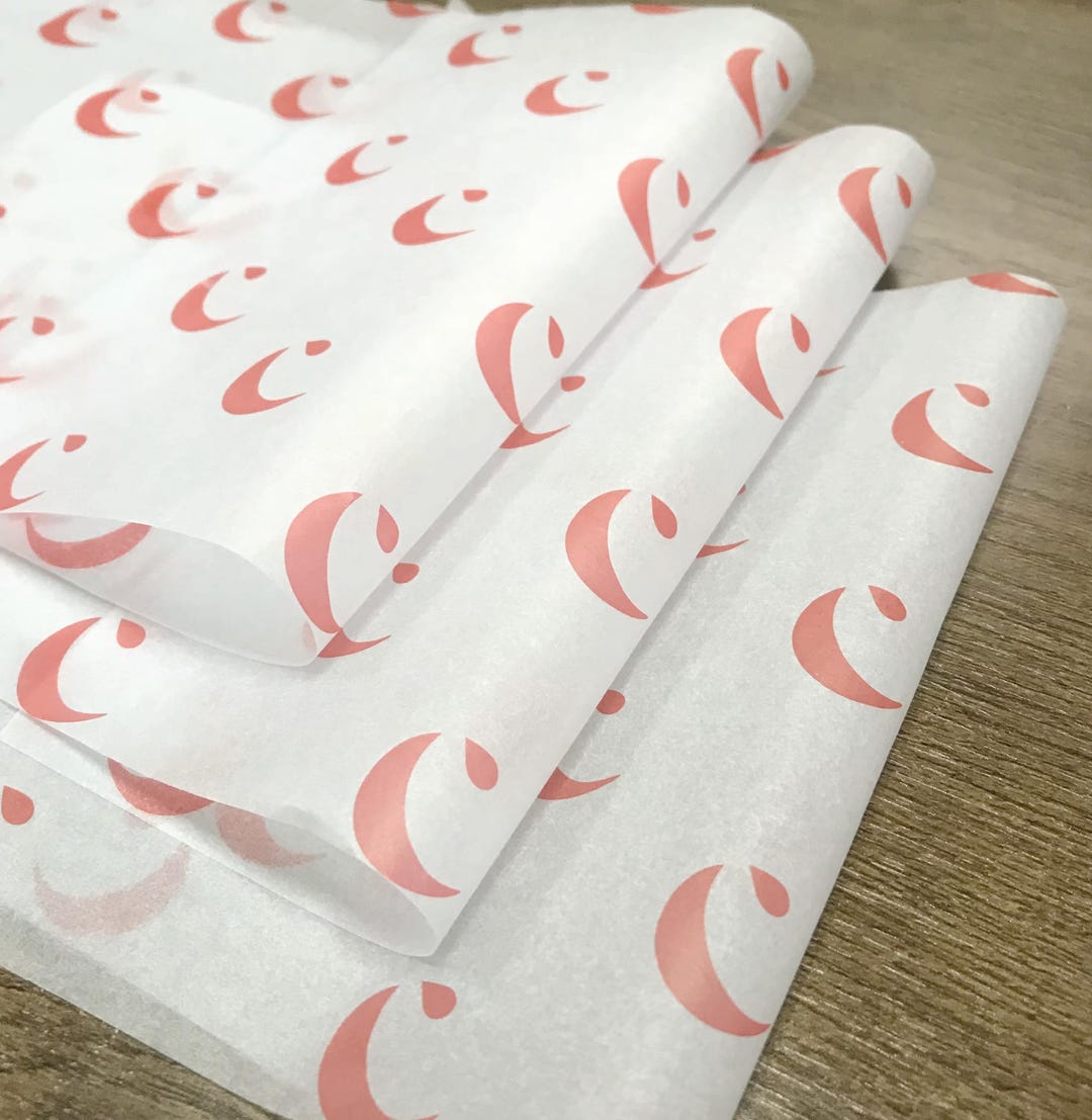 Custom Tissue Paper - One Color Customizable Logo Wrapping Paper Paper ...