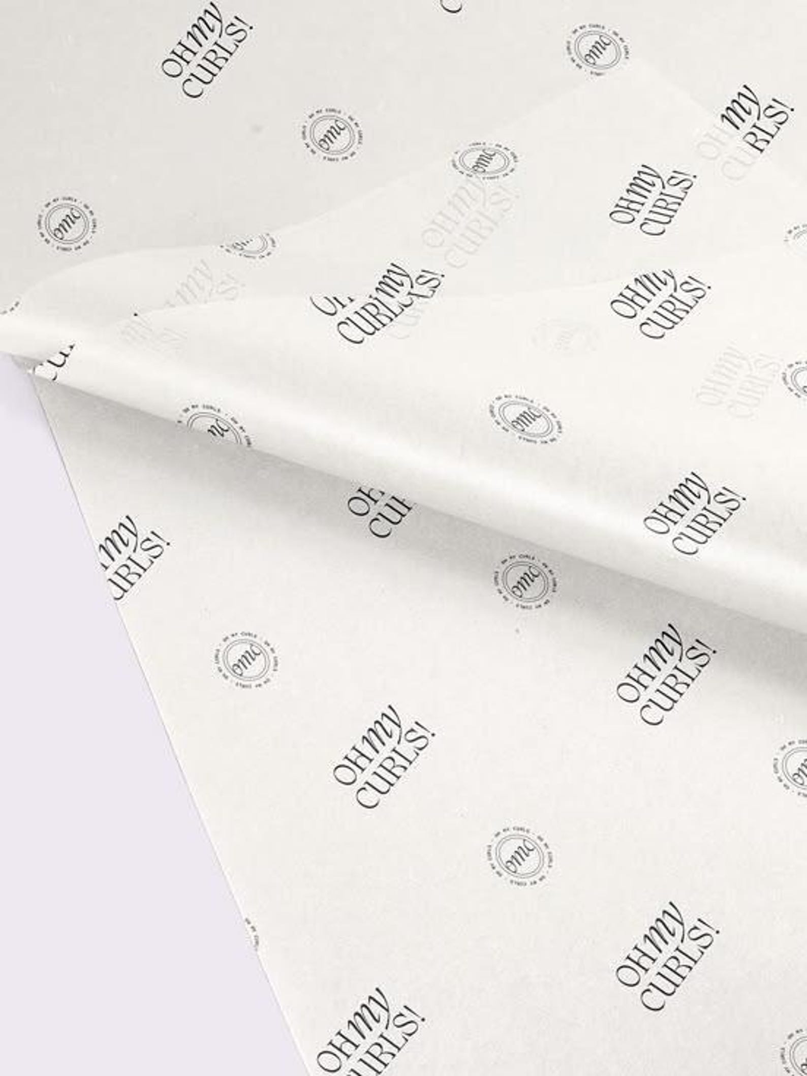 Custom Tissue Paper - One Color Customizable Logo Wrapping Paper Paper ...
