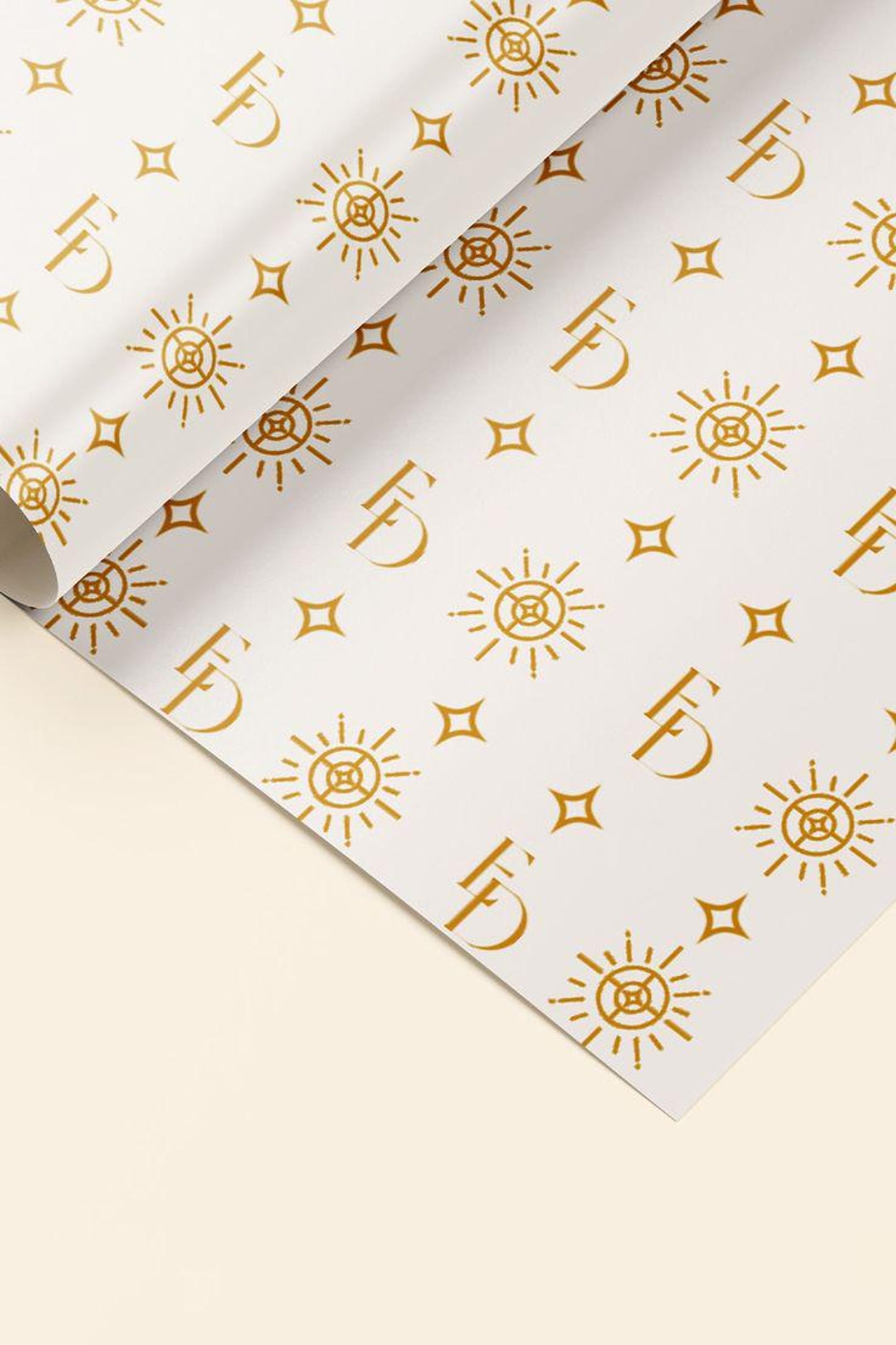 Custom Tissue Paper - One Color Customizable Logo Wrapping Paper Paper ...