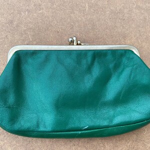 Vintage Green Coin Purse 1980s. Kiss Lock Change Purse. - Etsy