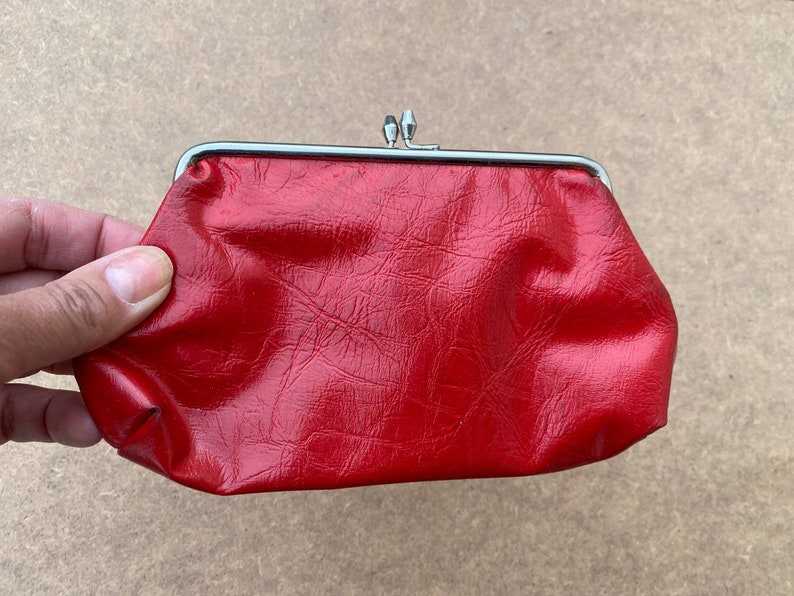 Vintage Green Coin Purse 1980s. Kiss Lock Change Purse. - Etsy