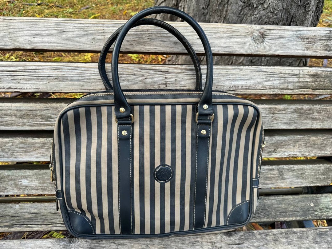 Vintage Stripped Messenger Bag Matras 1990s. Laptop Bag. Batchel Bag ...