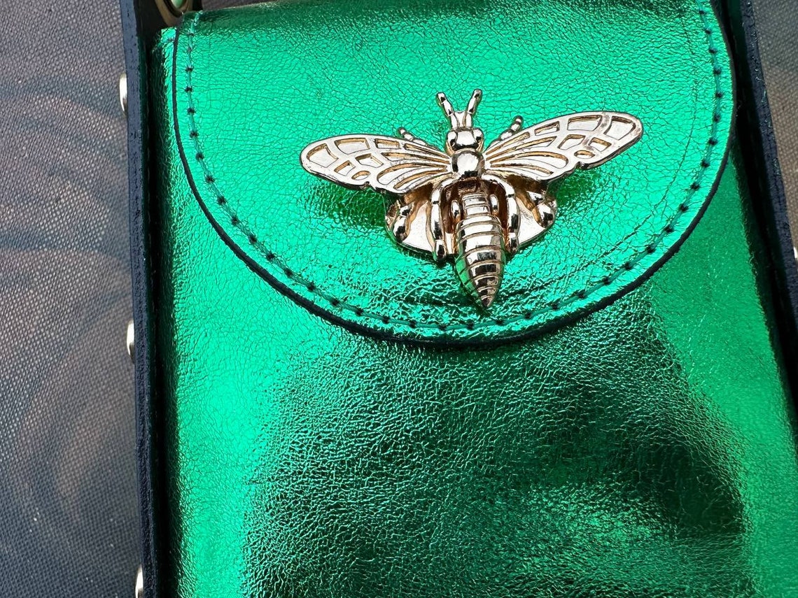Cell Phone Pouch. Green Phone Bag. Wallet Phone Case. Evening Clutch ...