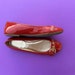 Coach Shoes Flats Ballet Shoes 10M 41 Size Red Patent Leather Gold ...