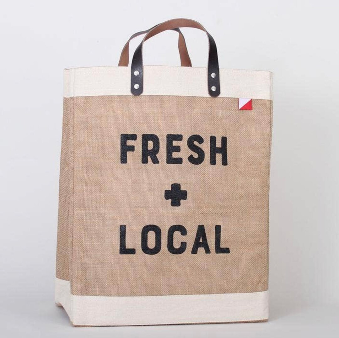 Bazaar Tote - Fresh and Local - Etsy