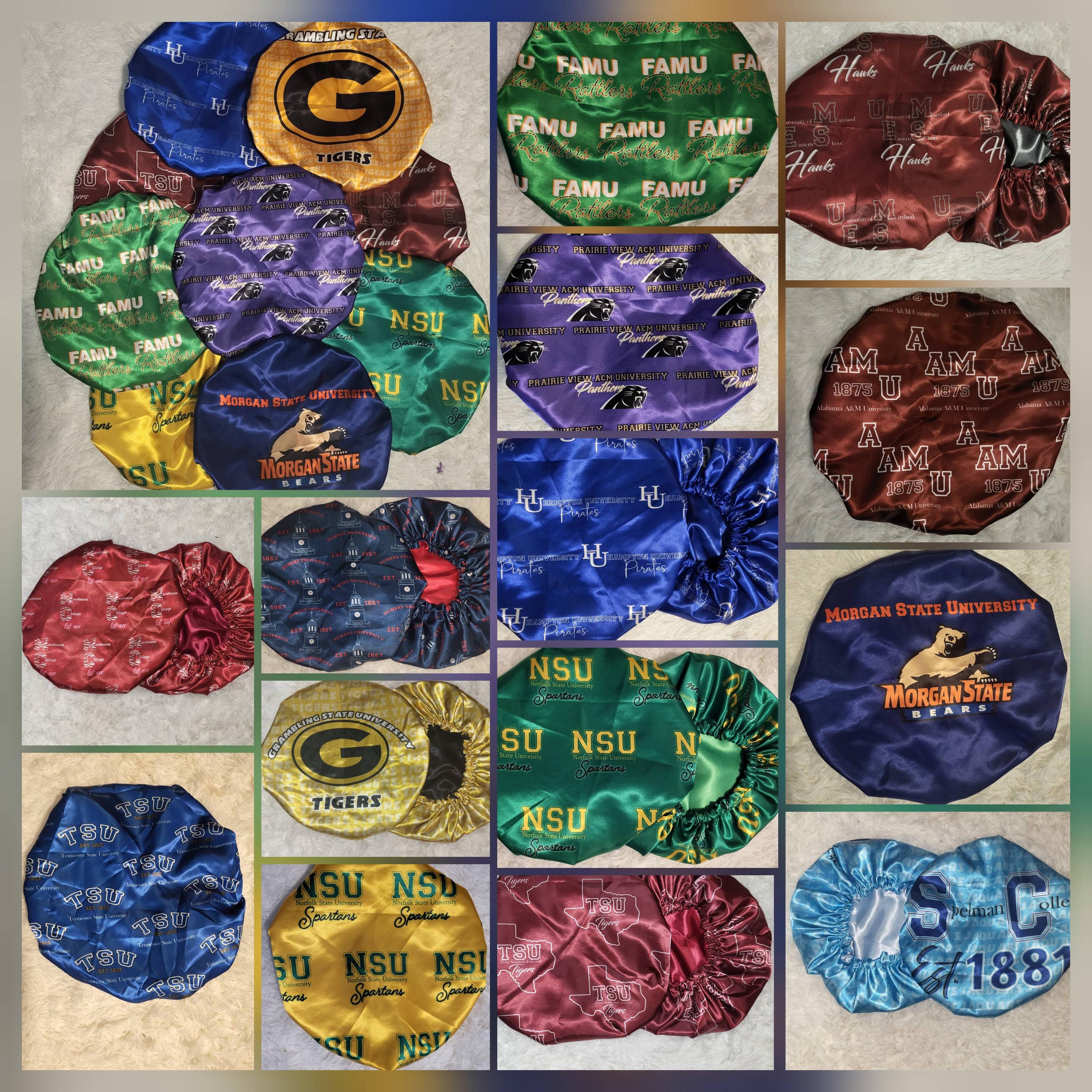 HBCU Satin Bonnets (ready to Ship) - Etsy