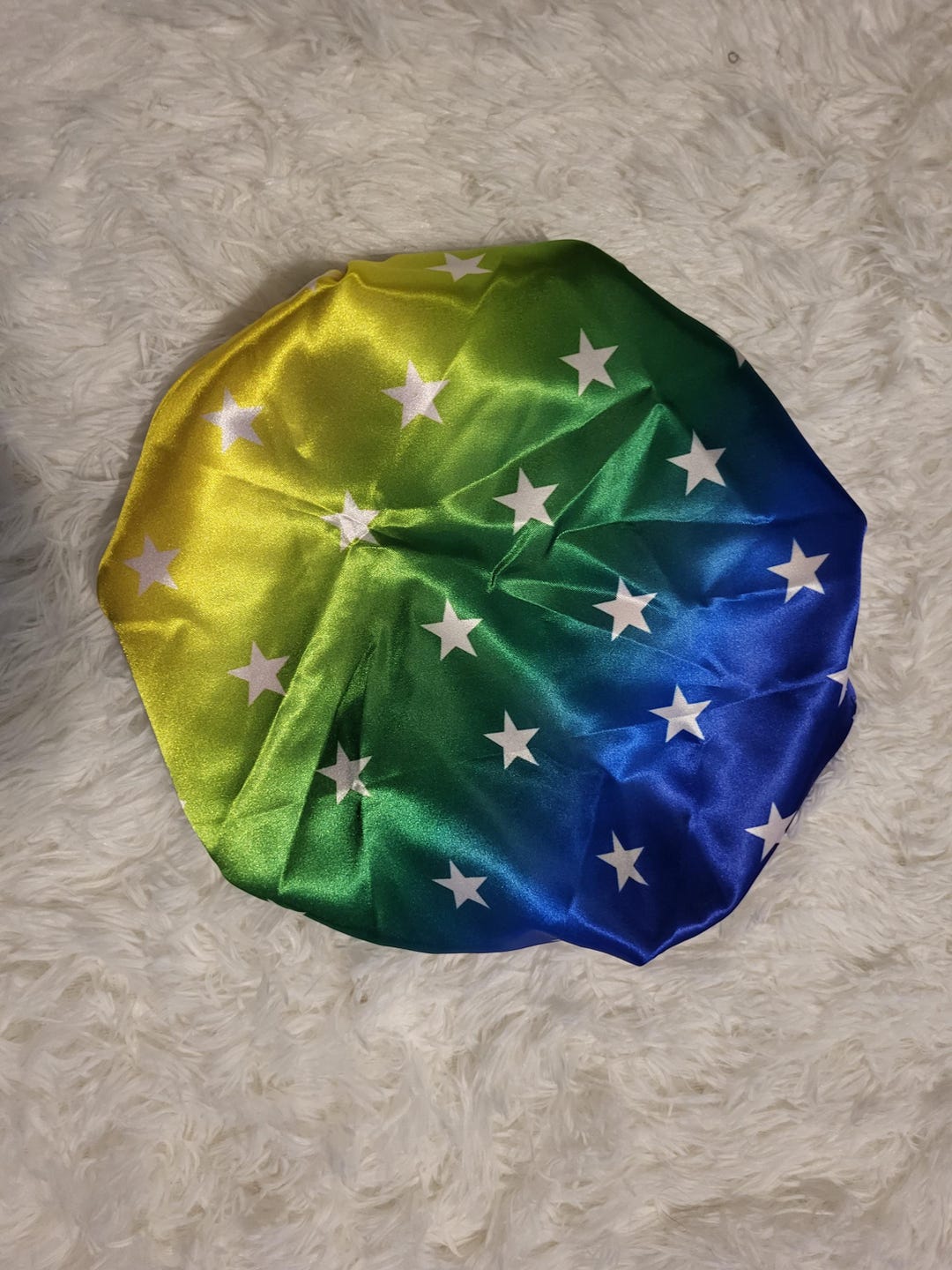 Rainbow Colors and Stars Satin Bonnets - Etsy