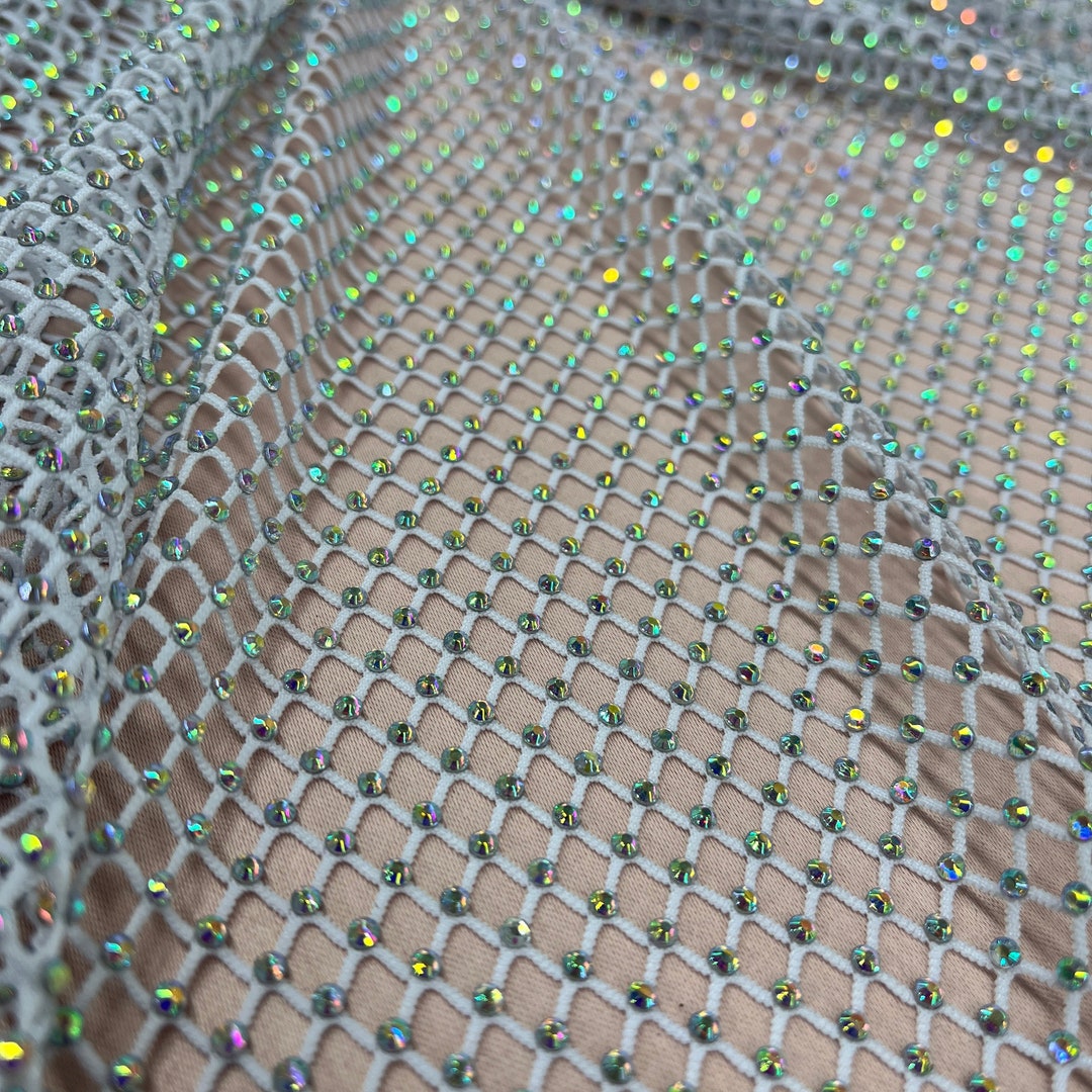 Diamond Fishnet Fabric 4 Way Stretch | Lace USA - GD-66 - Etsy