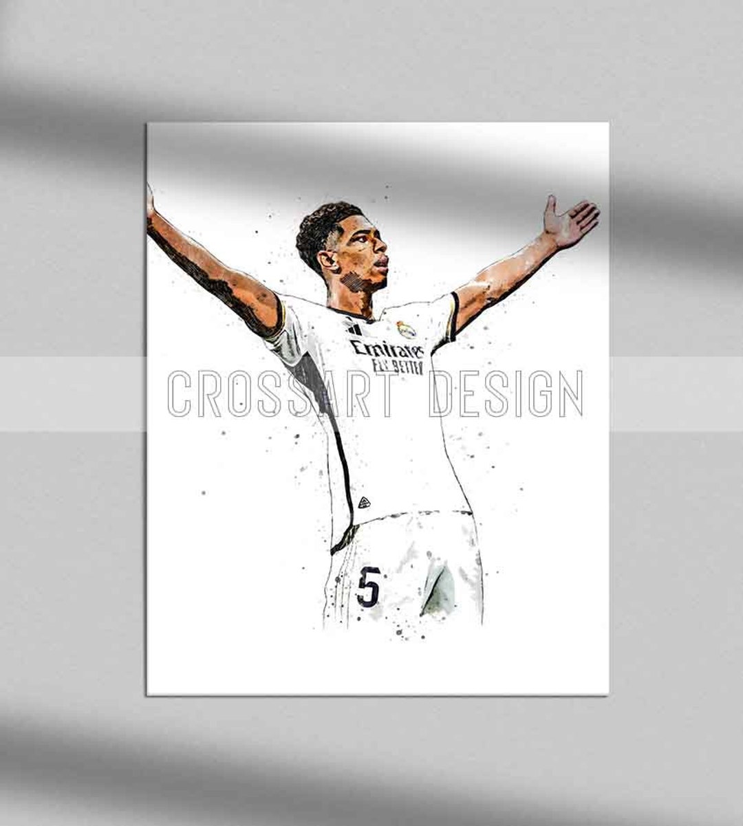 Jude Bellingham Print Bellingham Poster, Art Print, Wall Art, Home ...