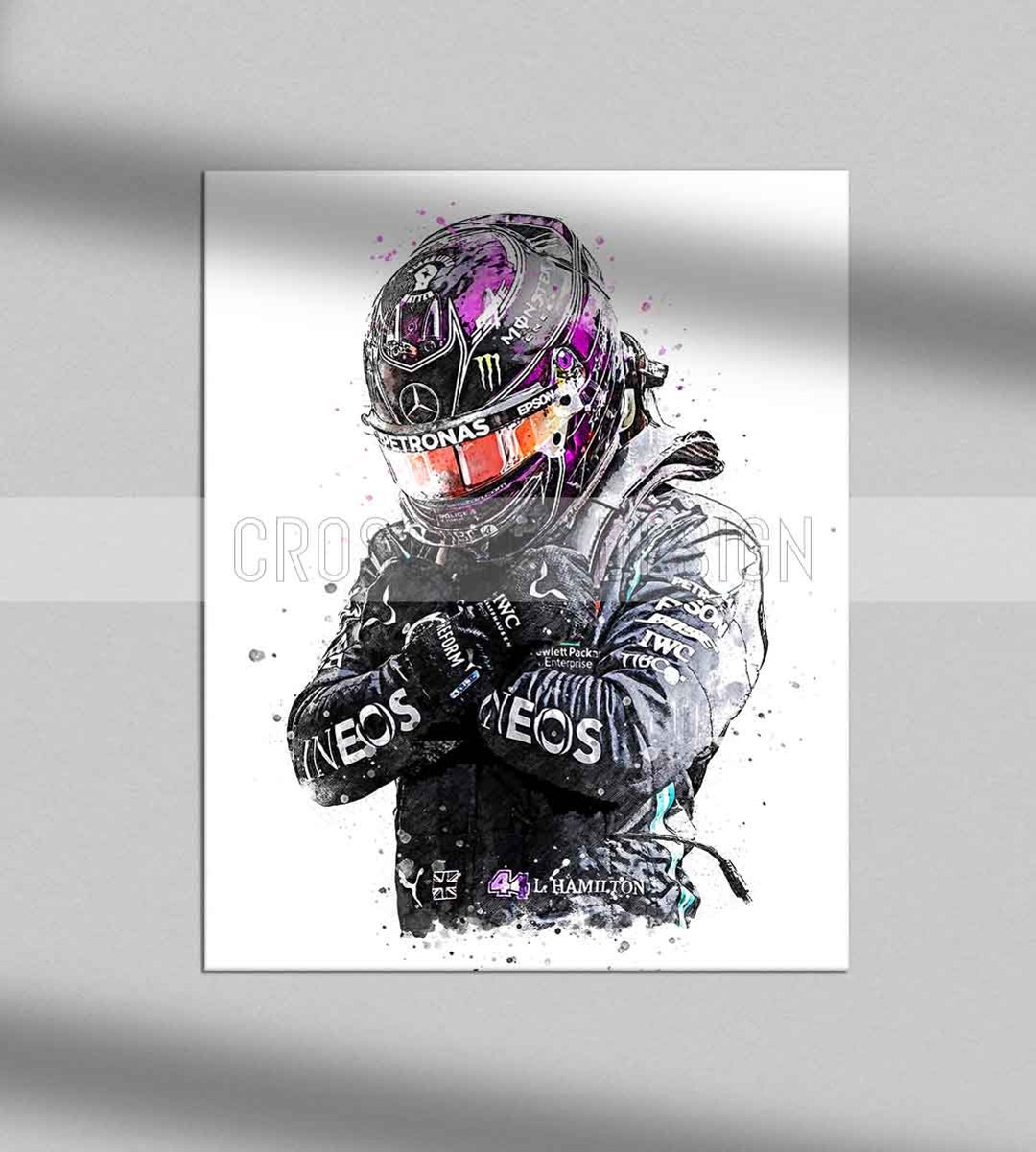 Lewis Hamilton Print Hamilton Poster, Art Print, Wall Art, Home Decor ...