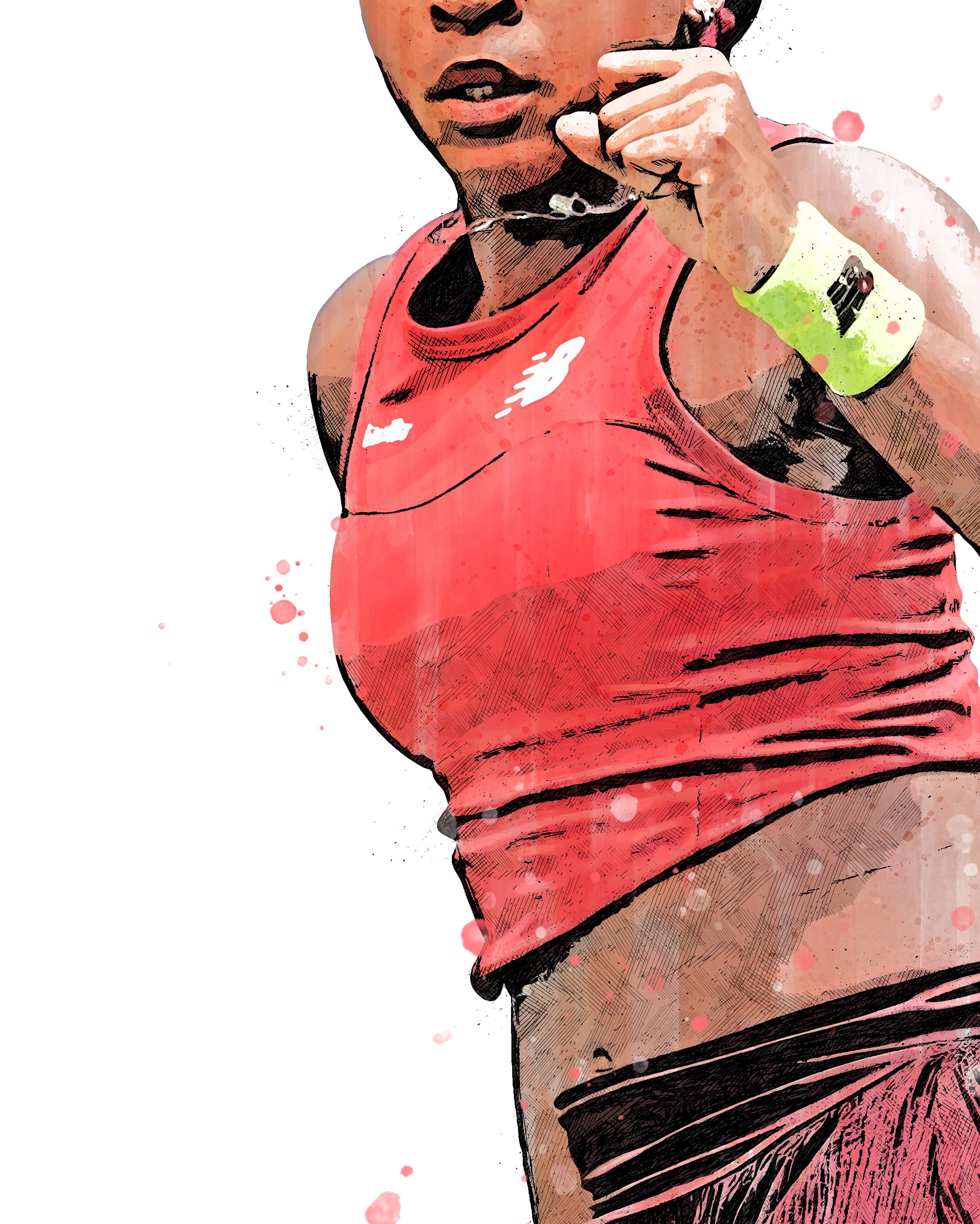 Coco Gauff Print Coco Gauff Poster, Art Print, Wall Art, Home Decor - Etsy