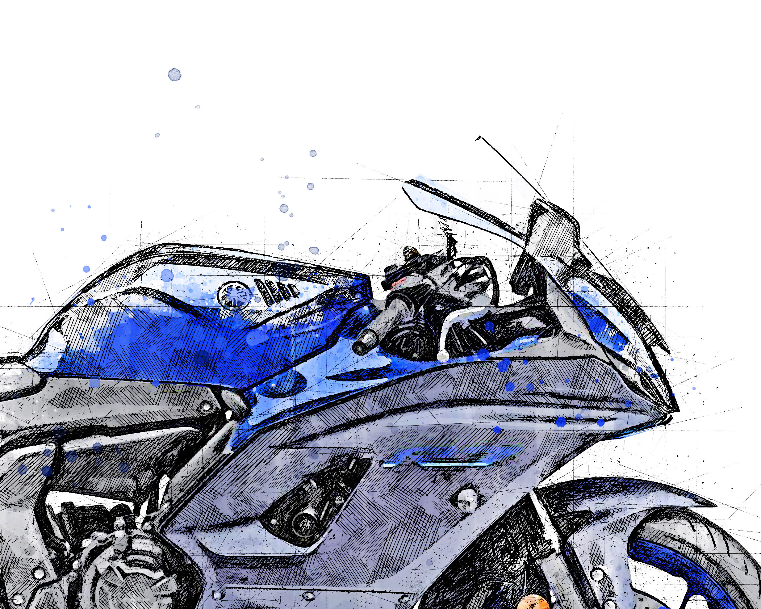 Yamaha R7 Print Yamaha YZF-R7 Poster Art Print, Wall Art, Home Decor - Etsy