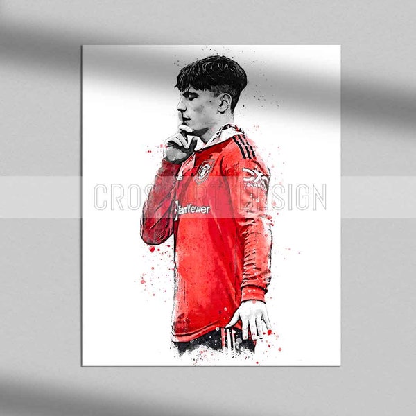 Alejandro Garnacho Poster - Etsy