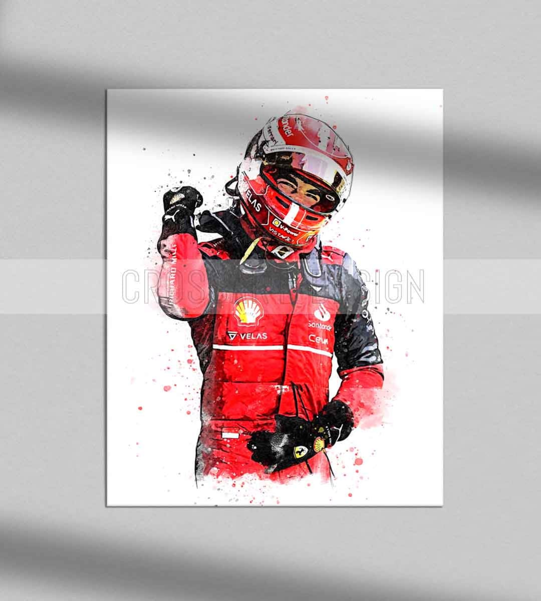 Charles Leclerc Print Leclerc Poster, Art Print, Wall Art, Home Decor ...