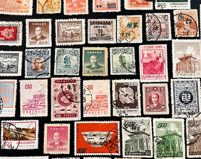 Vintage Postage Stamps Collection/horse Galloping Horses Xu Beihong Ink ...