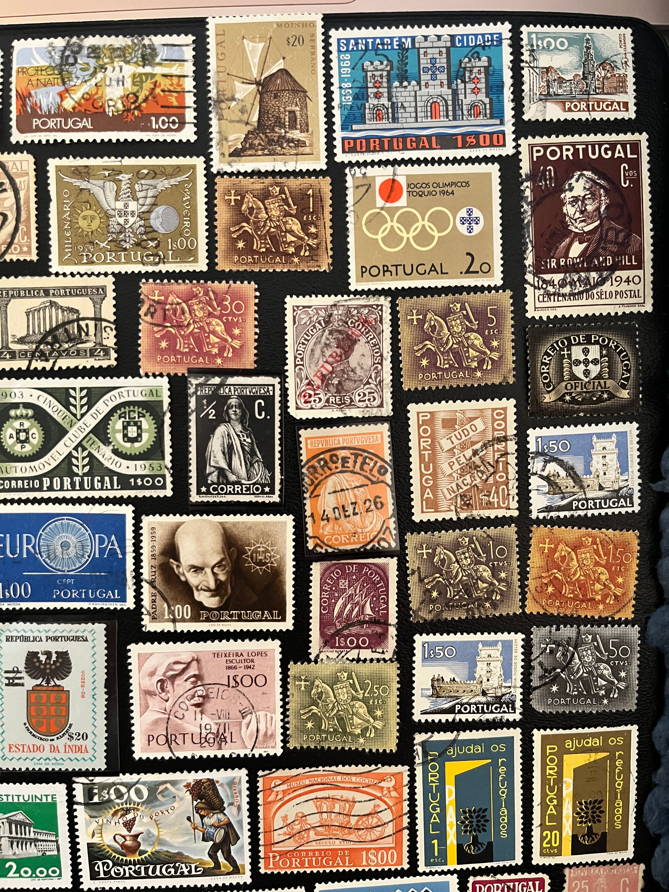 50 Stamp PORTUGAL Fun Pack // Lot of 50 Different Random Used ...