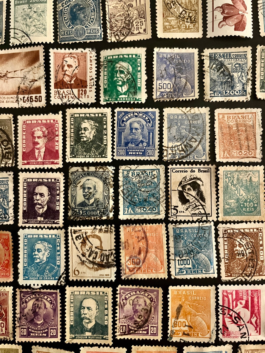 50 Stamp BRAZIL Fun Pack // Lot of 50 Different Used BRAZILIAN Stamps ...