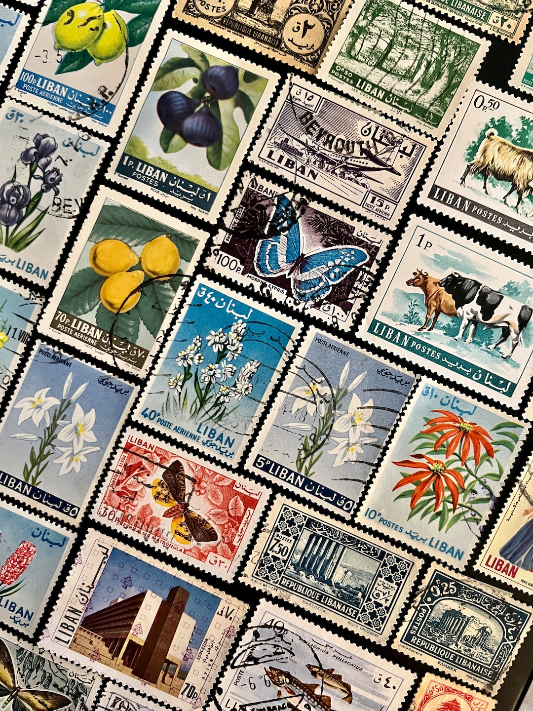 LEBANON Fun Pack: 20 Different Random Used LEBANESE Stamps - Etsy