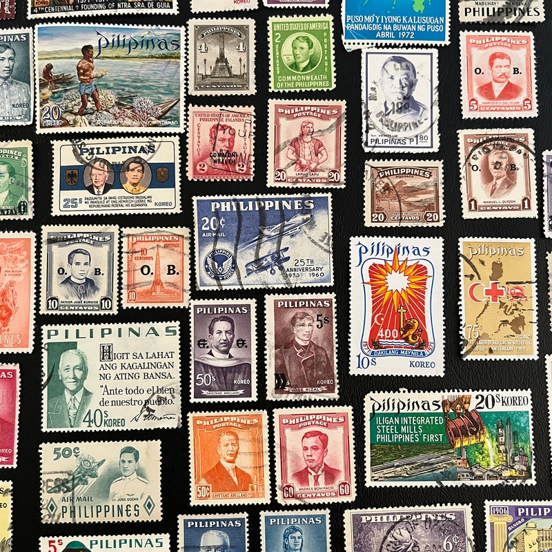 Vintage Philippines Stamps - Etsy