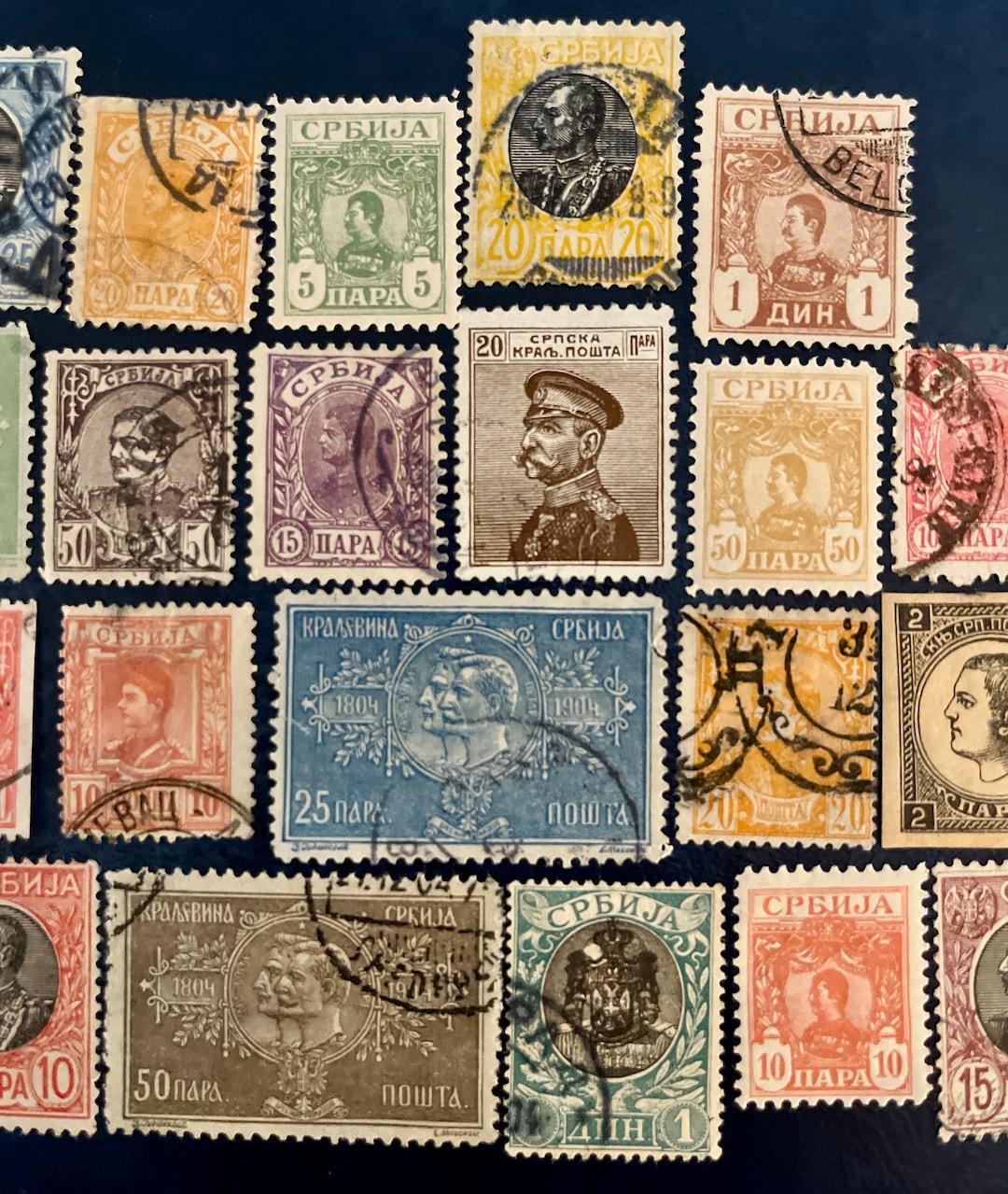 20 Stamp SERBIA Fun Pack / Lot of 20 Different Used Random Serbian ...