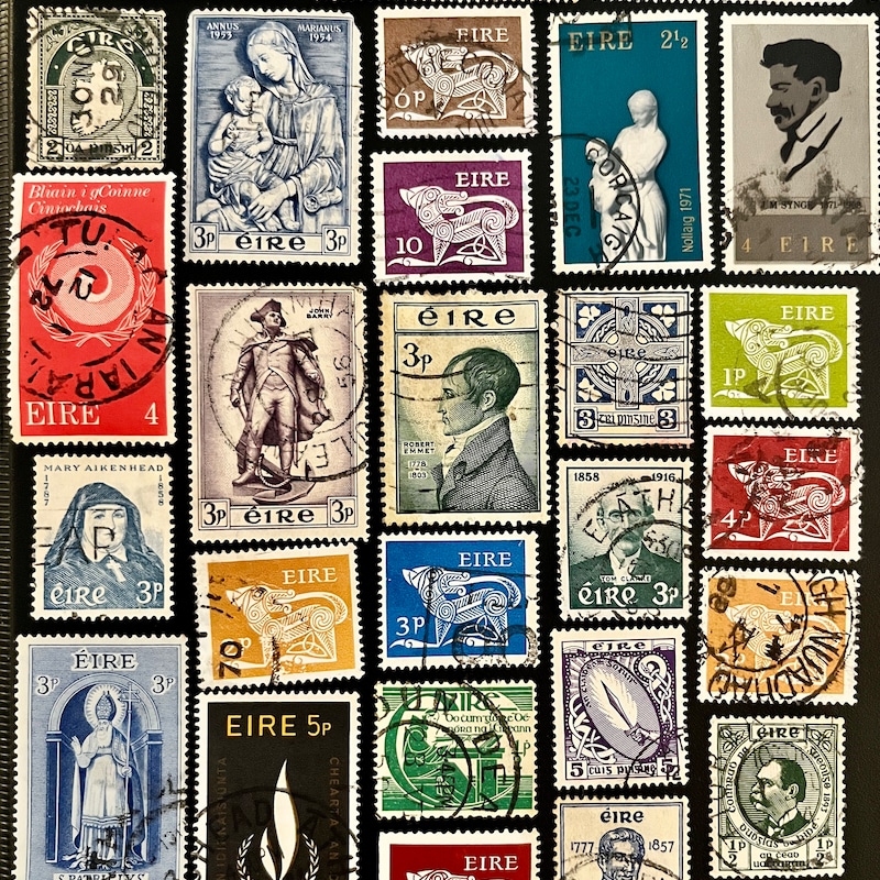 Stamp Collecting Ireland - Etsy