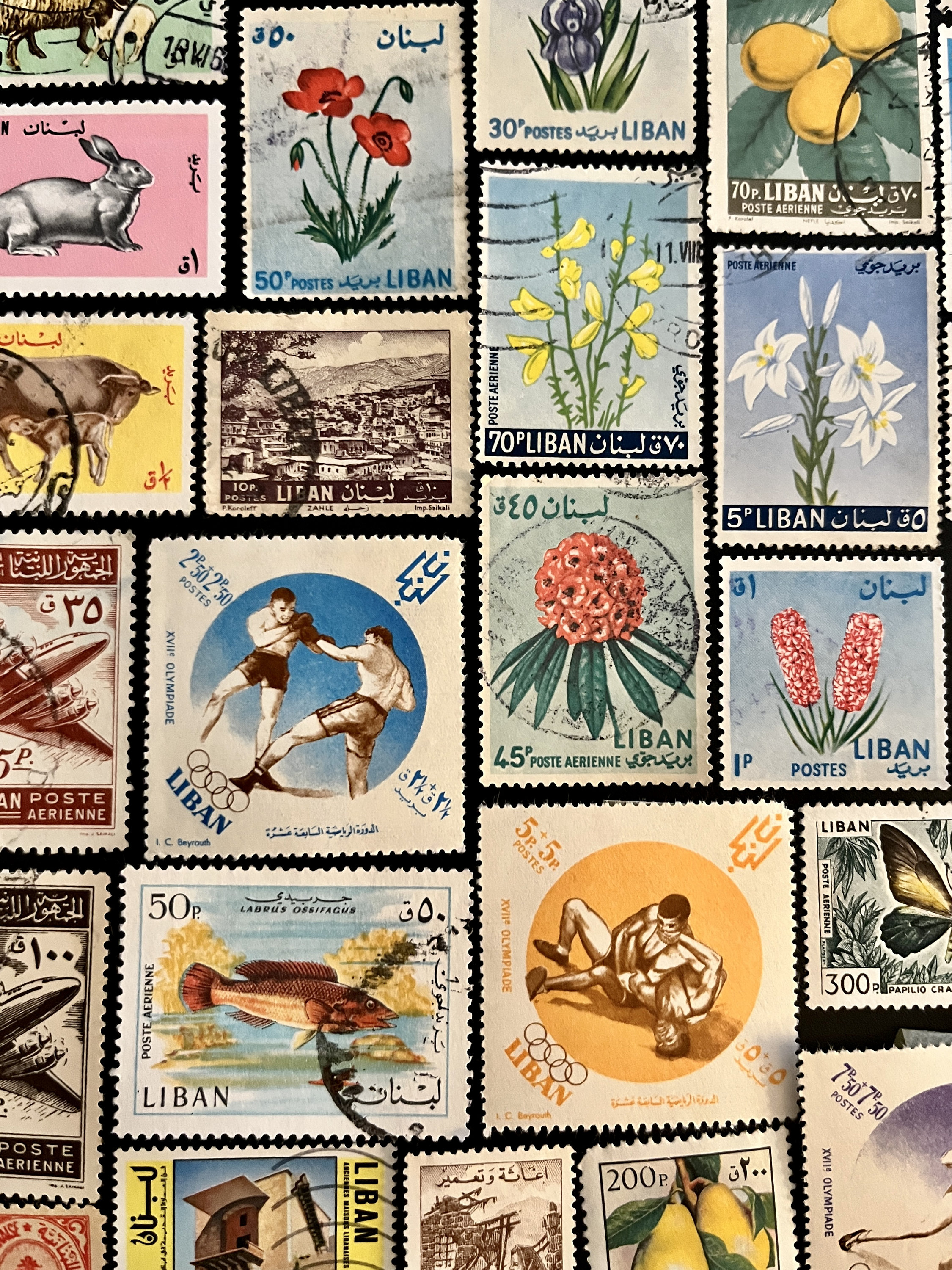 LEBANON Fun Pack: 20 Different Random Used LEBANESE Stamps - Etsy