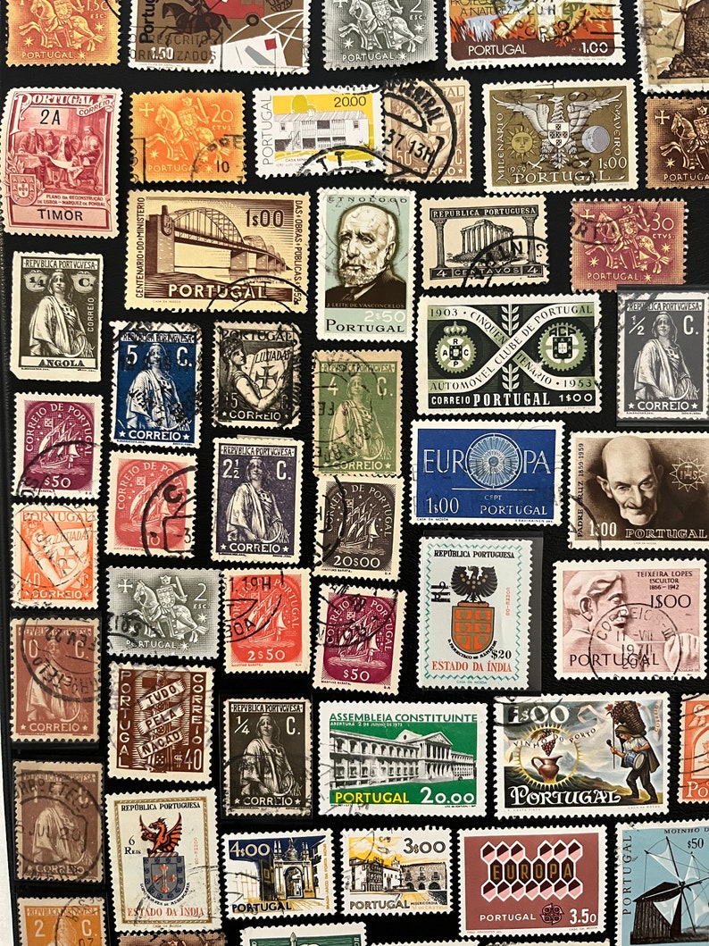 50 Stamp PORTUGAL Fun Pack // Lot of 50 Different Random Used ...