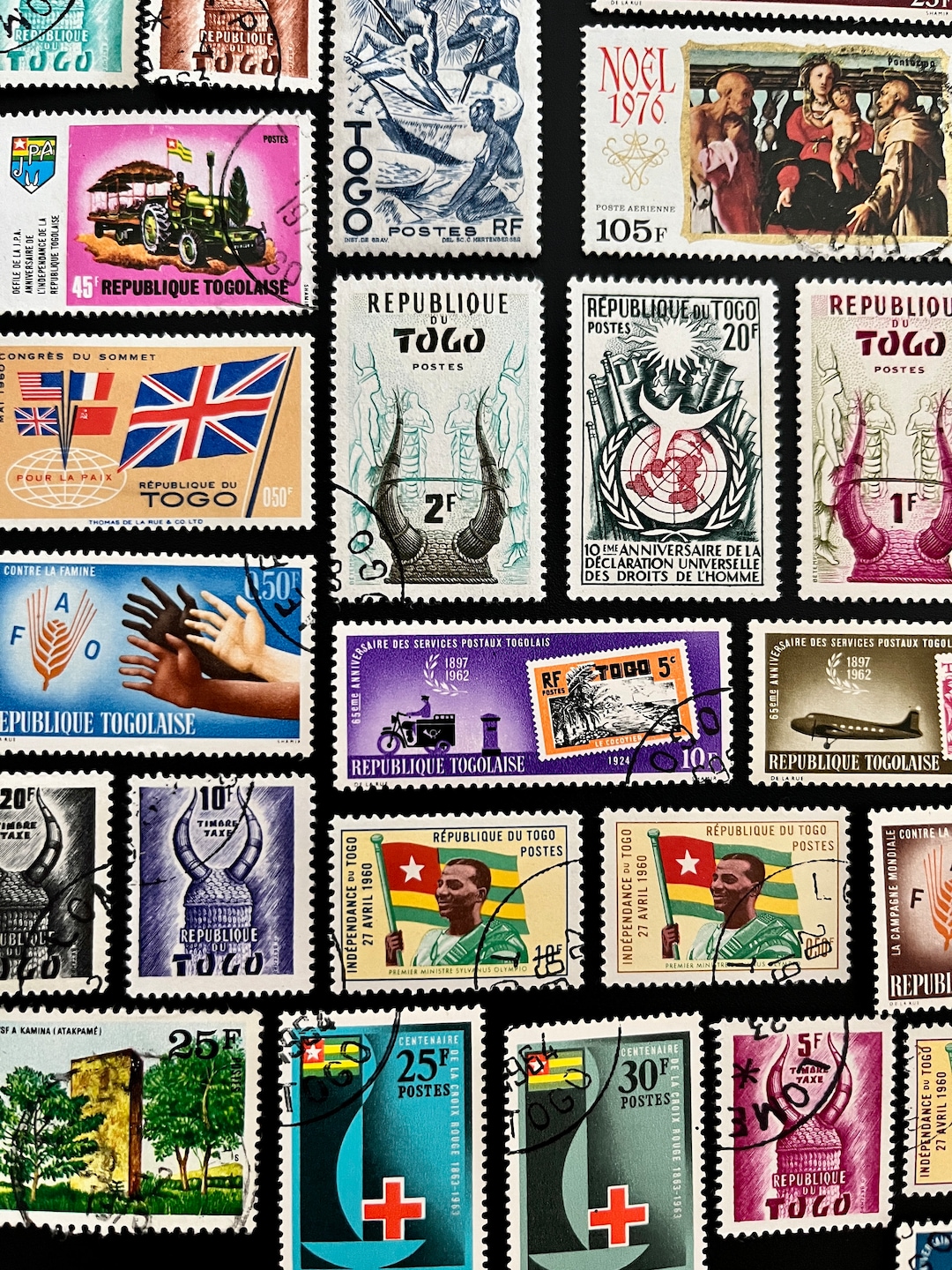 20 Stamp TOGO Fun Pack // Lot of 20 Different Used TOGOLESE Stamps ...