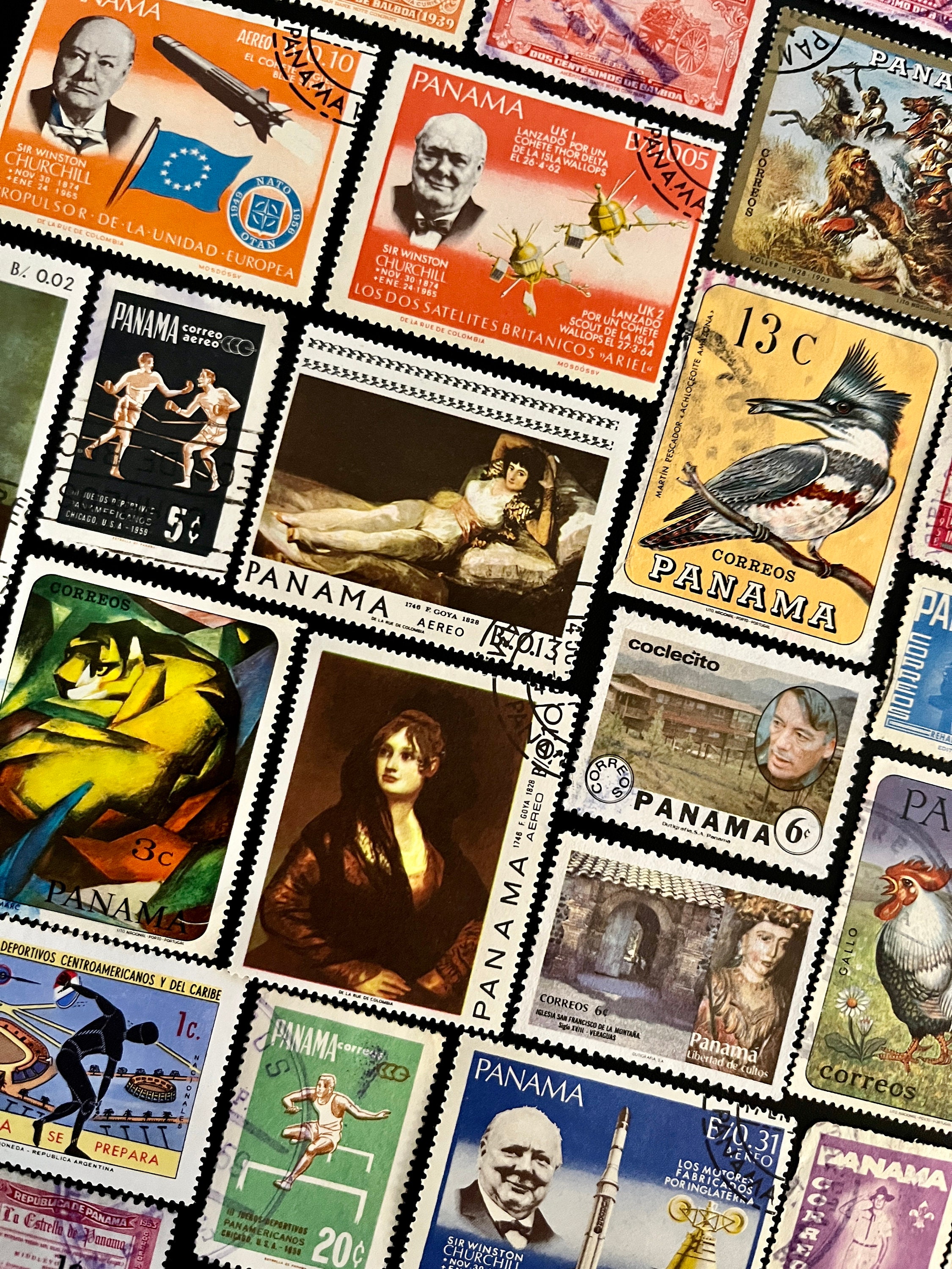 20 Stamp PANAMA Fun Pack / Lot of 20 Different PANAMANIAN Used Stamps ...
